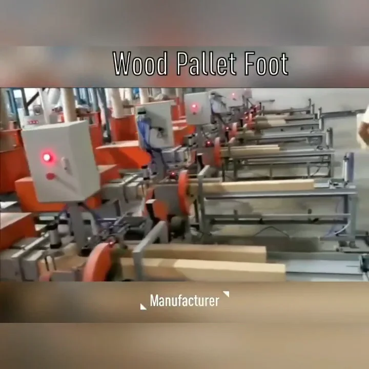 Hot Pressing Sawdust Pallet Compress Machine Wood Feet Block Making ...