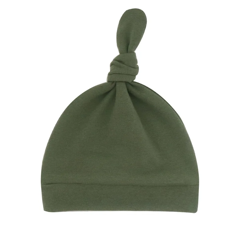 Beanie Infant Baby Skull Cap Hat (NO POM) - Garden Green & Nav Newborn ...