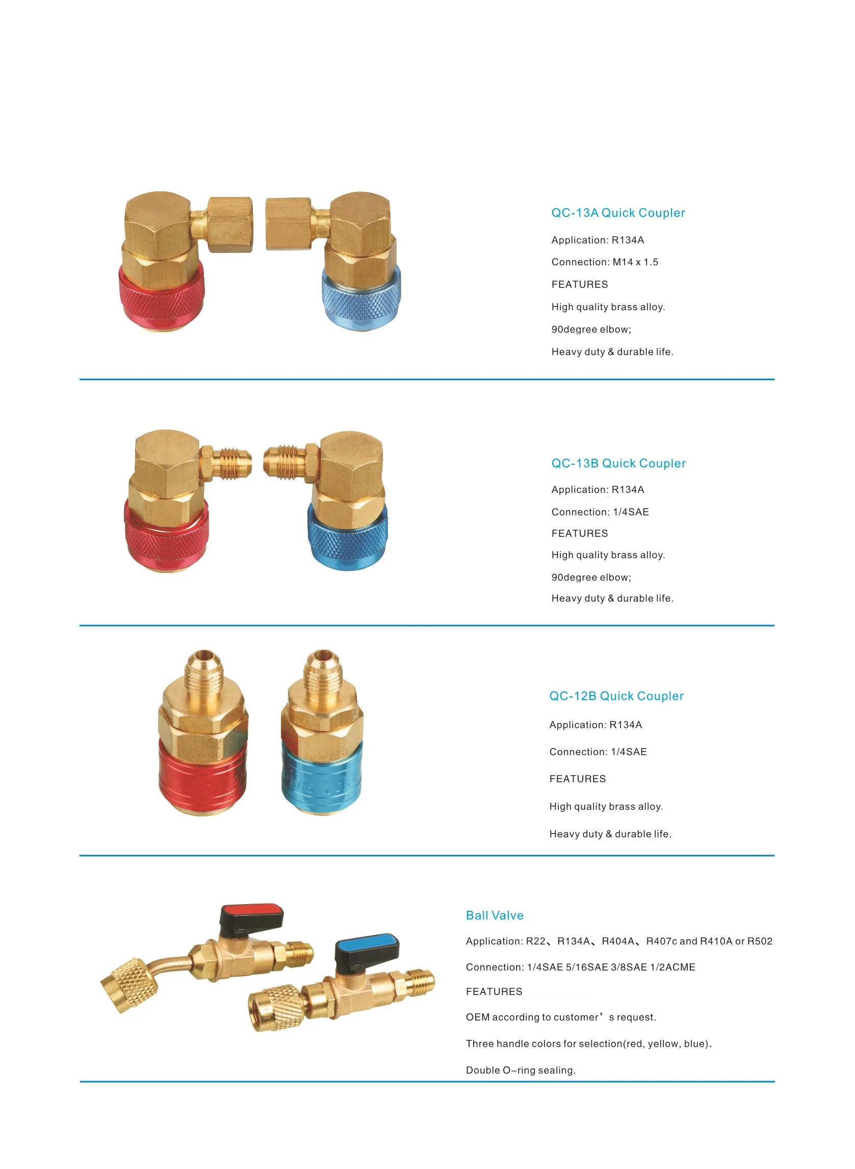 Hydraulic Quick Coupler Tool for Car Refrigeration Diagnostics