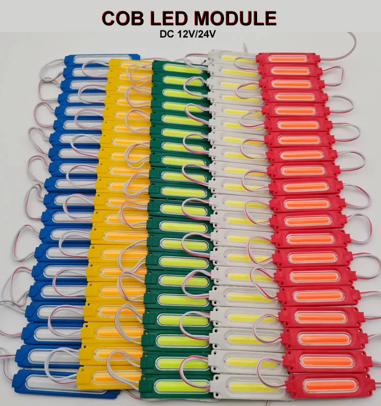 DC 12V 24V 2W COB Module Led Light IP67 Waterproof Injection Lens Sign ...