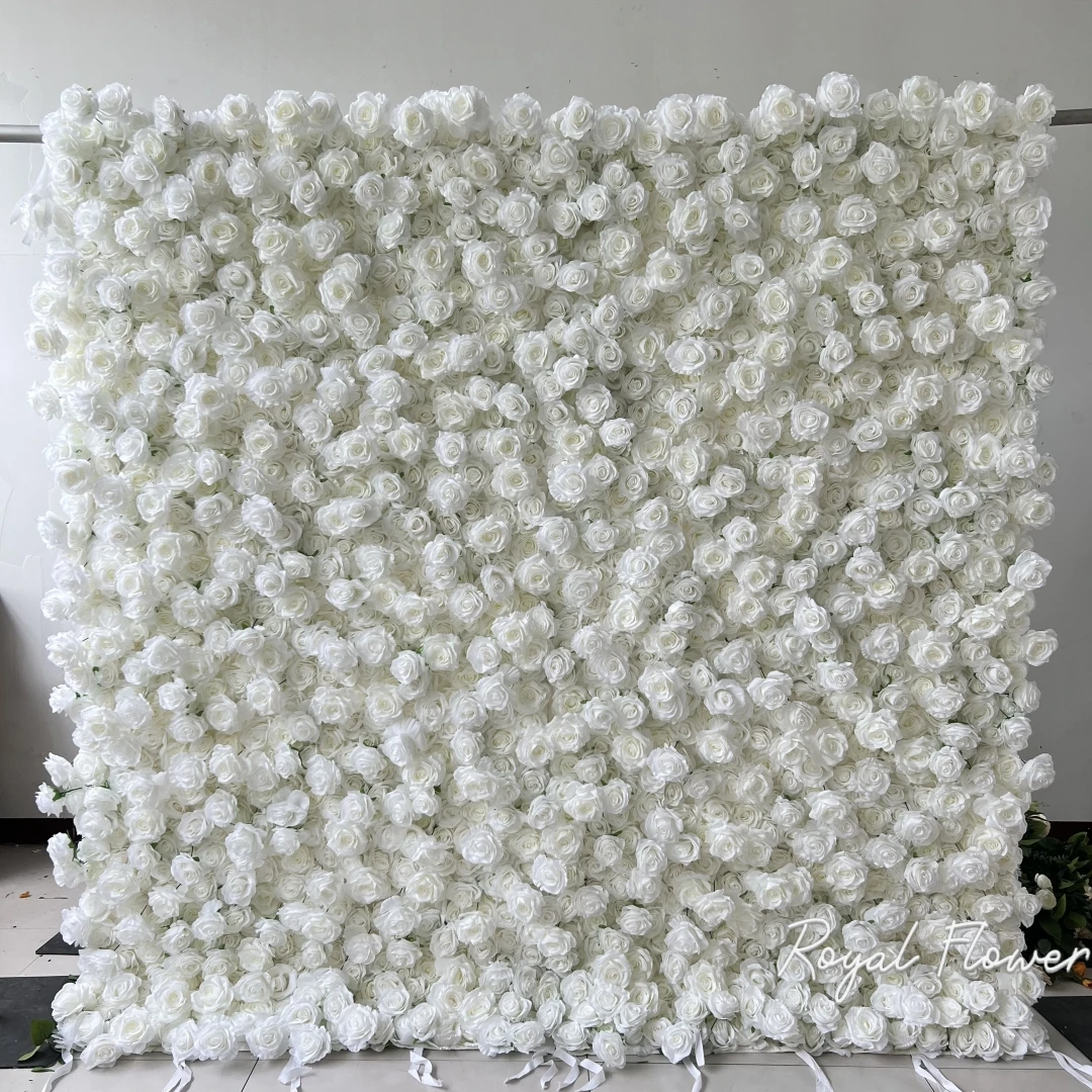 White Feather Wall Backdrop - Elegant Wedding Decor