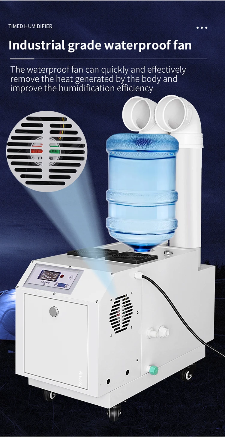 Popular 7/14/21/28kg/h Large Cool Mist Ultrasonic Fogger Greenhouse ...