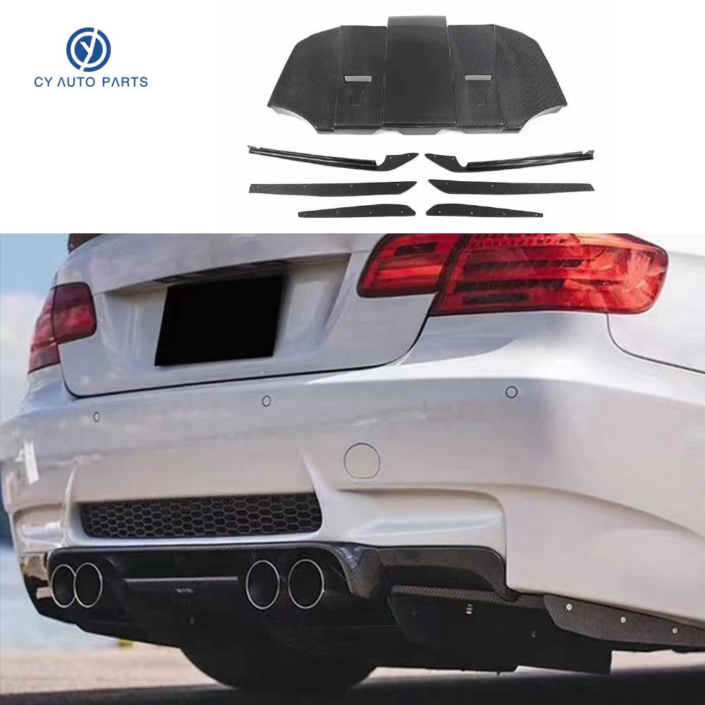 Rear Bumper Carbon Fiber Body Kit Vrs Style Rear Diffuser Lip Spoiler ...