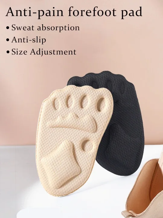 Women High Heel Forefoot Pad For Shoes Insert Half Insoles Plantar ...