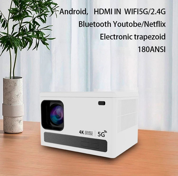 2024 X2 4K Smart Projector - Portable Home Theater Quality