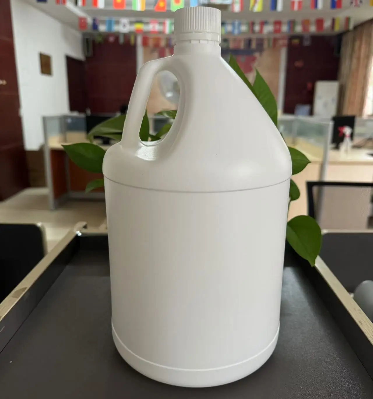 5000ml/5L Gallon White Milk Bottle Refillable Large Plastic HDPE ...