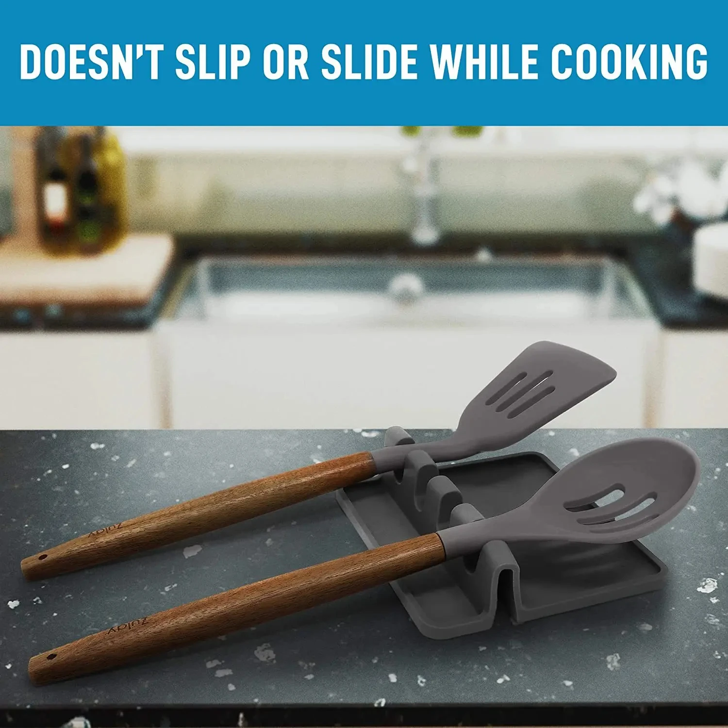 Silicone Spatula Soup Spoon Mat - Anti-Fouling & Durable