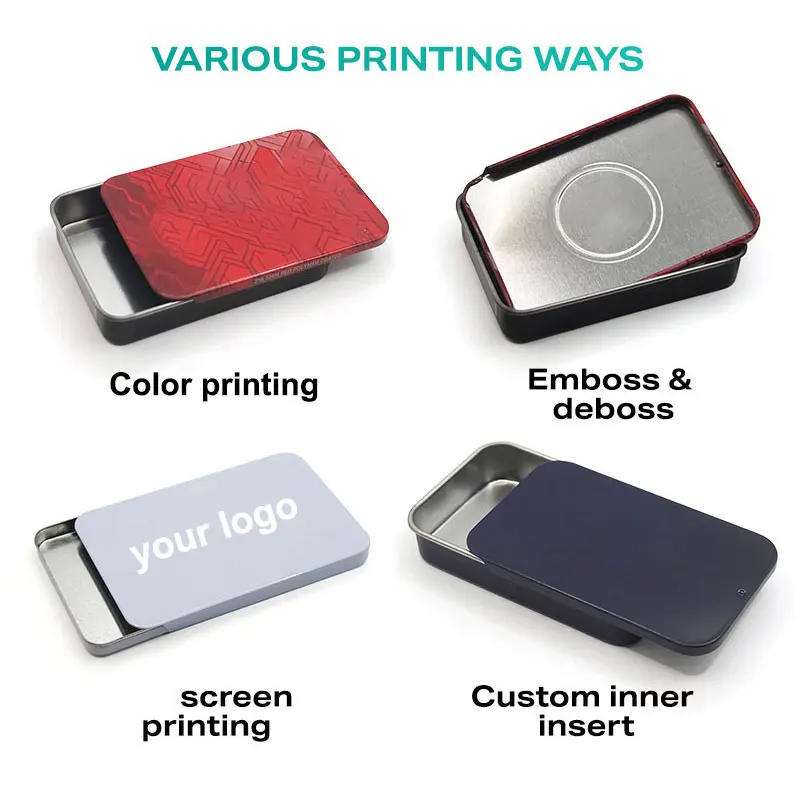 Metal Packing Container - Tin Can Boxes with Lids