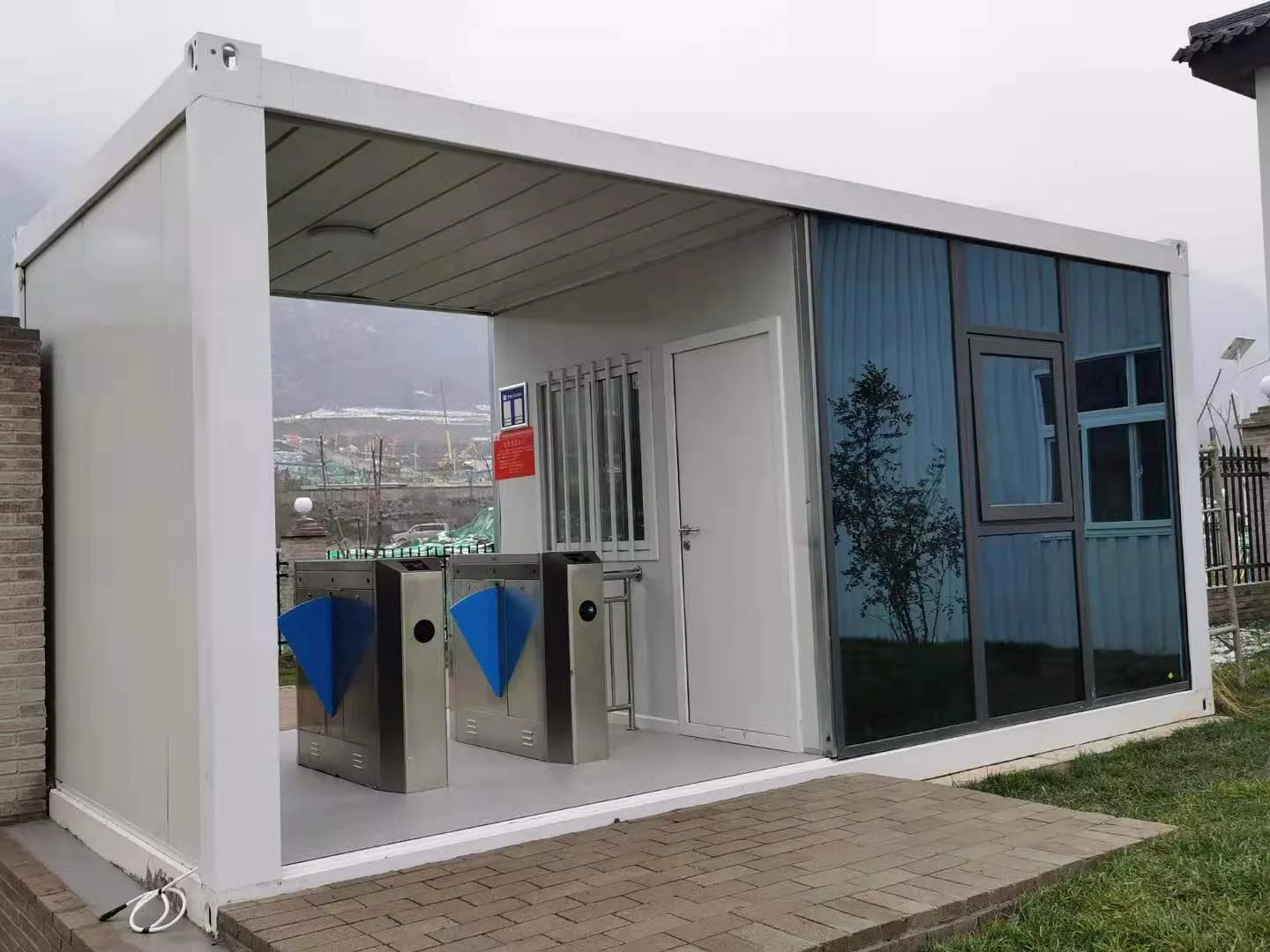 40 Ft Flat Pack Glass Container Two Bedroom Flat Pack Metal Shipping ...