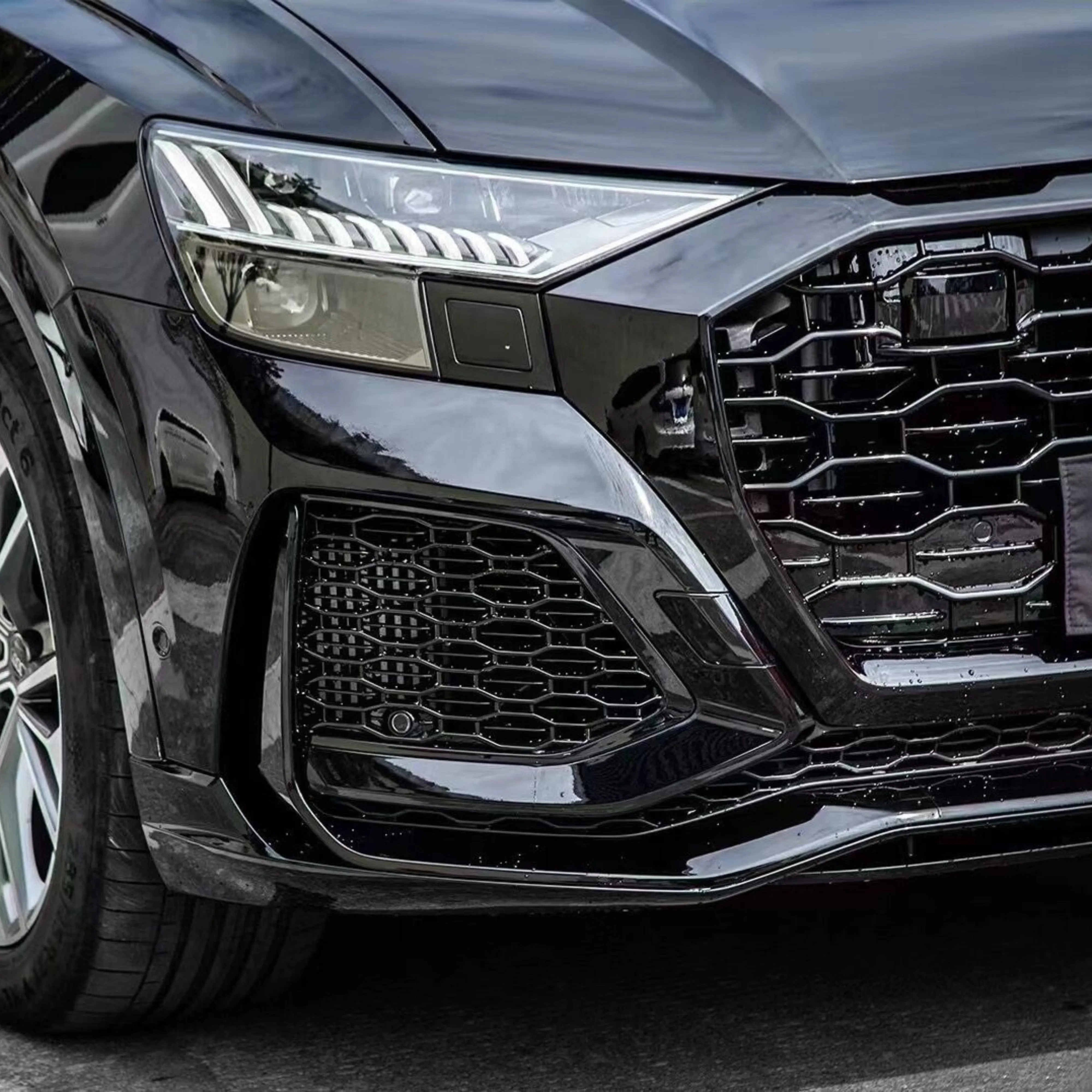 Q8 Rsq8 Full Body Kit Audi Q8 2020 Front Bumper With Grille Car Kit 4m0 ...
