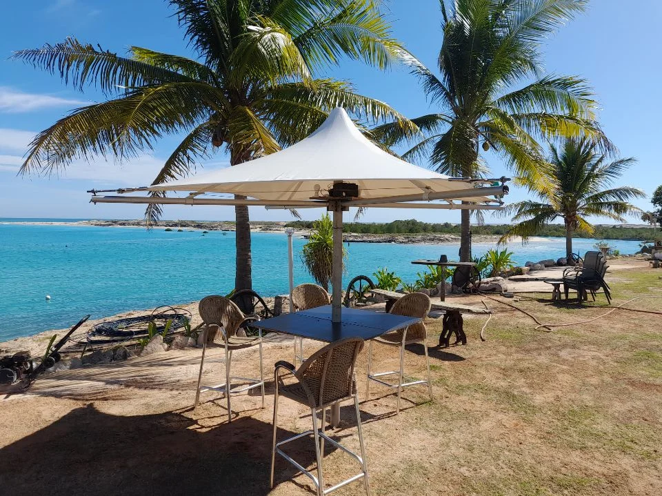 Inverted Tensile Fabric Umbrella Membrane Structure Landscape Canopy ...