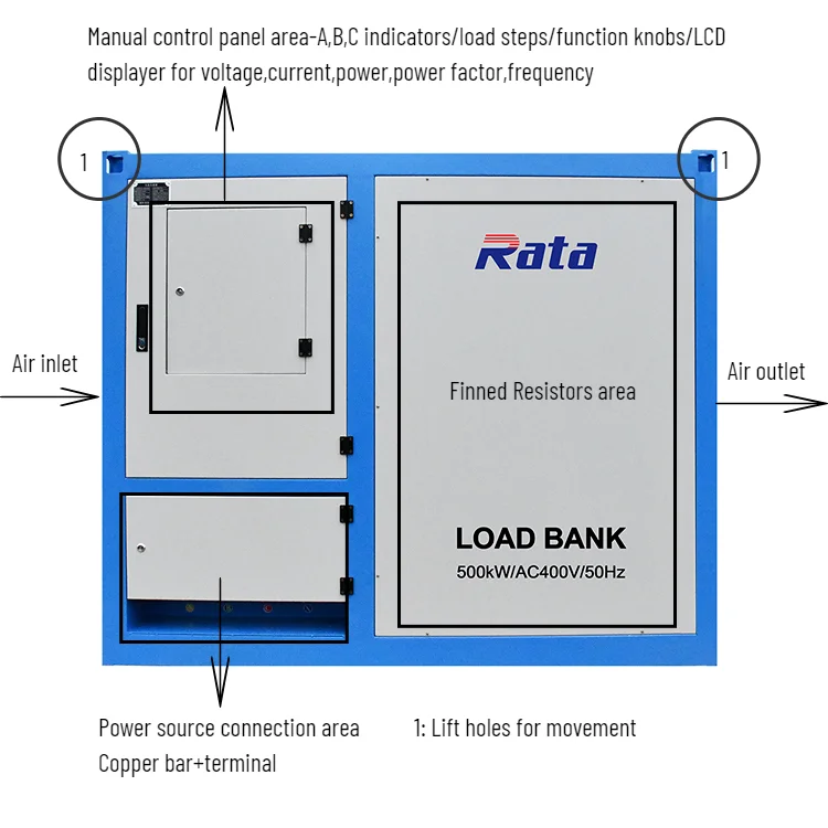 Factory Price 500kw Ac Resistive Load Bank Generator Load Bank - Buy ...