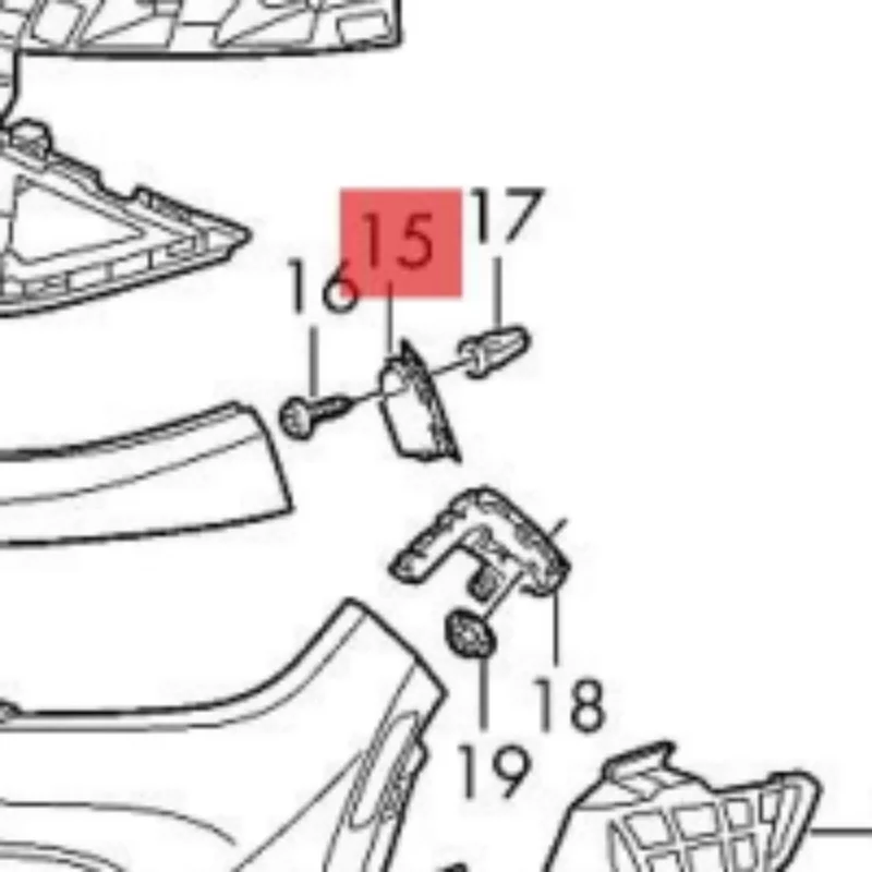Genuine Oe L11g807184a 11g807183a Car Guide Frame For Id4 Id6 - Buy ...