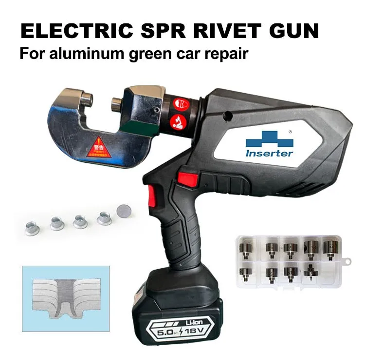 Aluminum Spr Rivets Output Force 20-60kn Battery Self Piercing Riveting ...