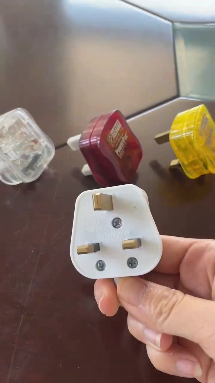 Uk 3 Pin Electric Plug 13a Power Plug With Fuse - Buy 3 Pin Flat ...