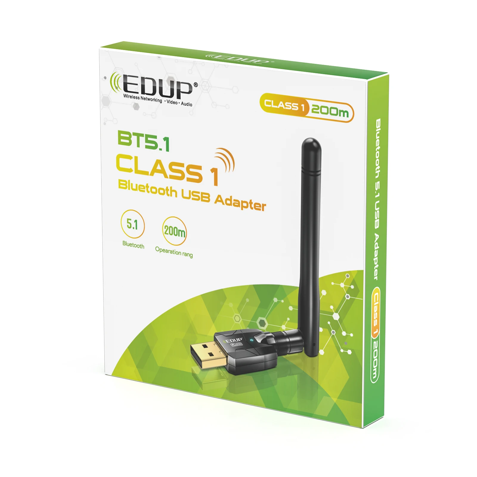 Edup 200 Meters Long Range Bluetooth Wifi Adapter Ep-b3536plus Usb Wifi Bluetooth 5.1 Adapter ...