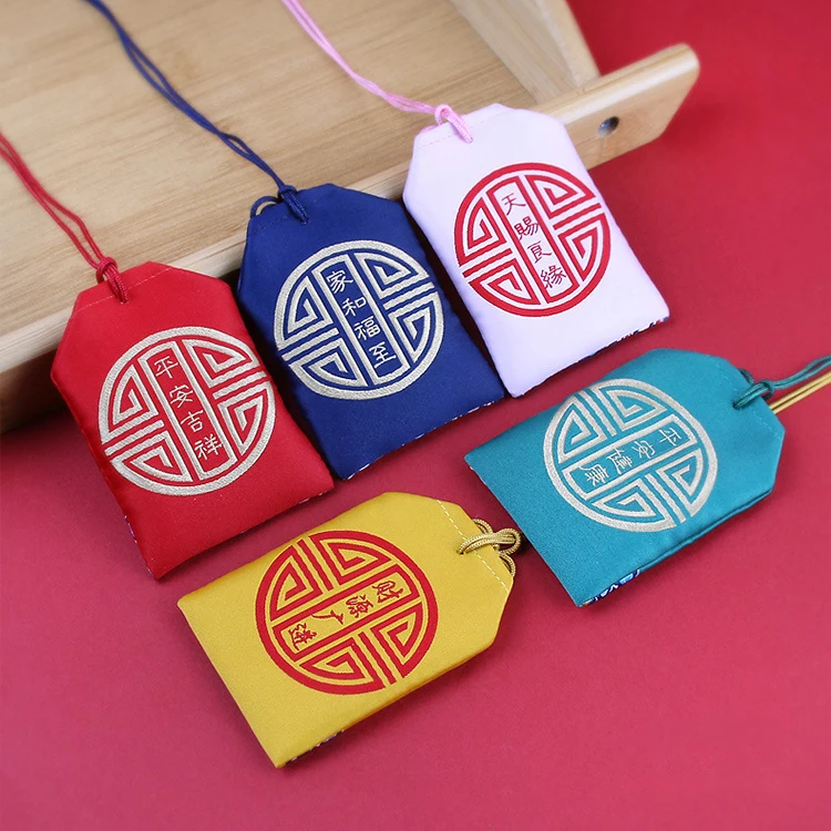 Japanese Amulet Omamori Wish Bag Handmade Gifts Charms Omamori Lucky ...