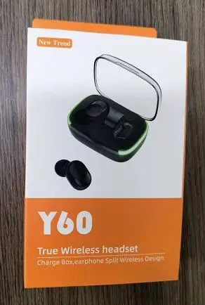 Y60 Bluetooth Headset Bt5.3 Wireless Earbuds Tws Mini Earbuds Earphones ...