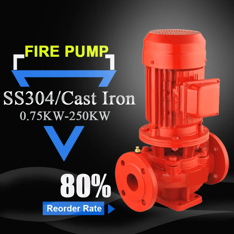 1 Hp Vertical Three Phase Mud Booster Fire Pipeline Pump Pressure Water ...