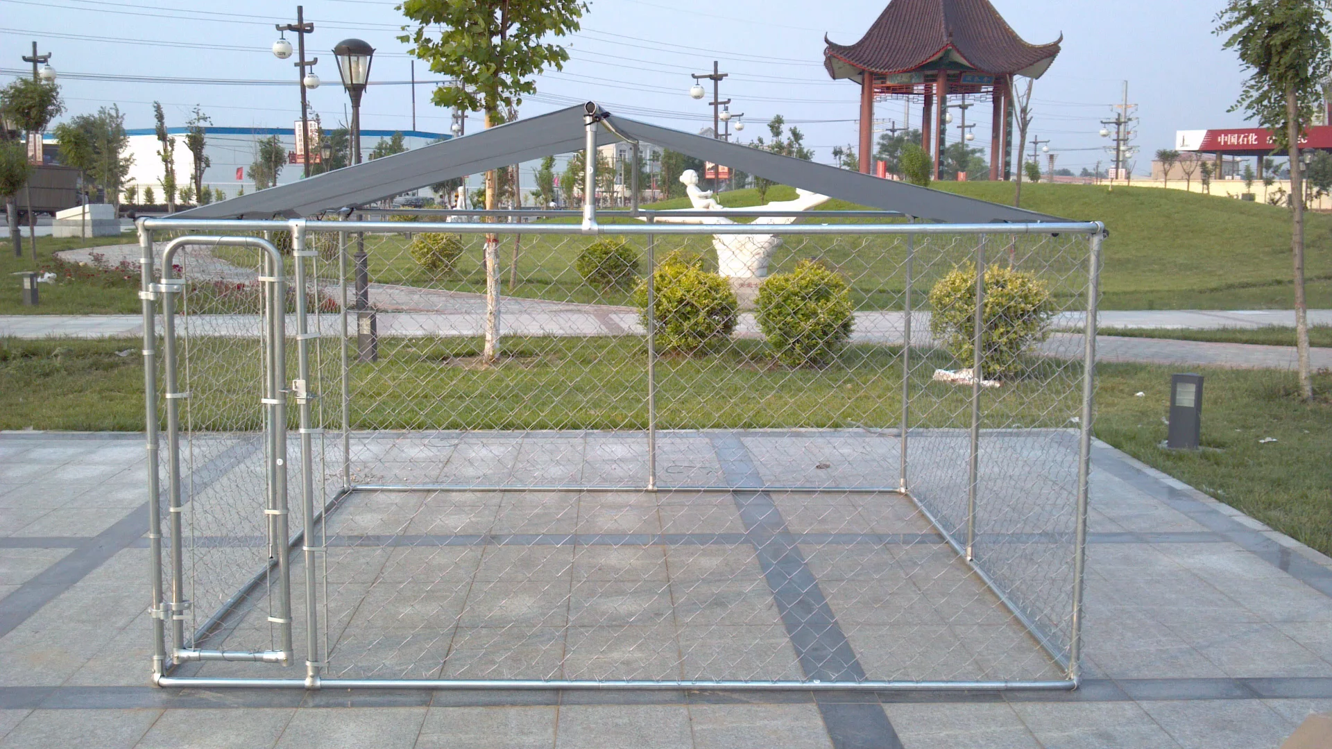 Welded Metal Wire Mesh Outdoor Dog Kennel Pet Houses & Furniture - Buy ...