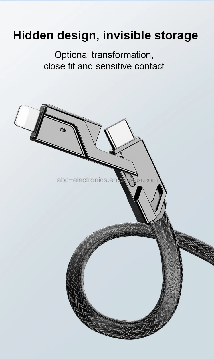 Retail Package Pd Type C Cable For Macbook Pd 60w 5ft Flat Cable Type C ...