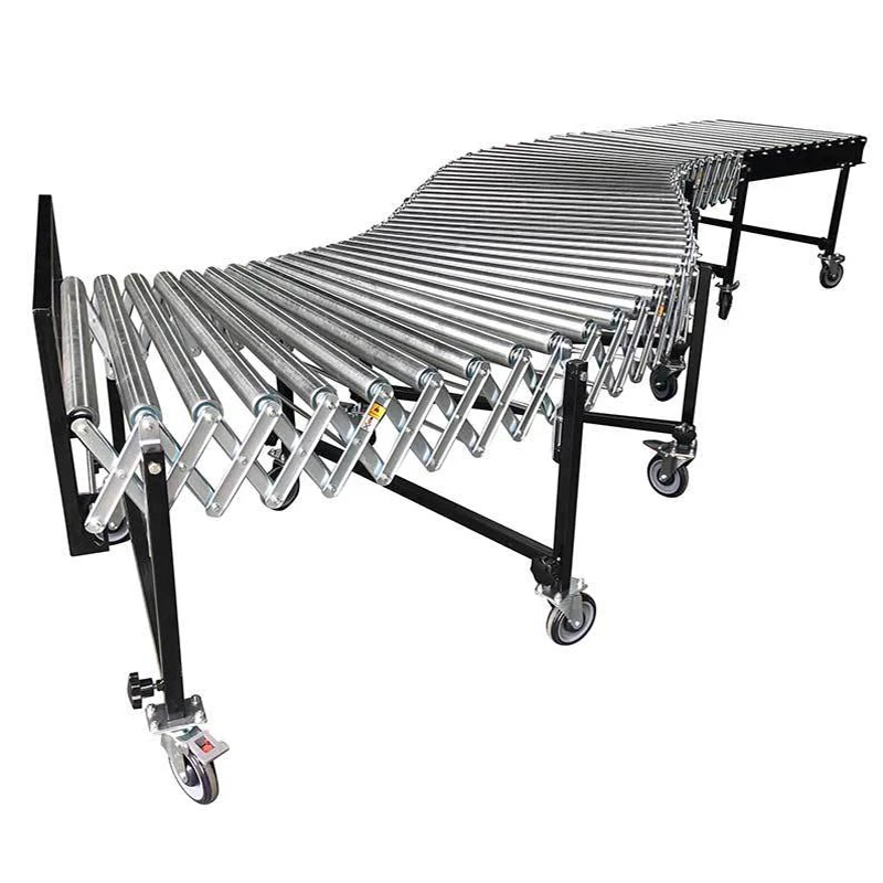 Bifa Outdoor Portable Extendable Roller Conveyor System Without Power ...