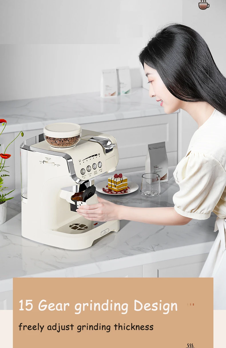 All in 1 Multi Capsule NP DG Coffee Machine Maker with Grinder