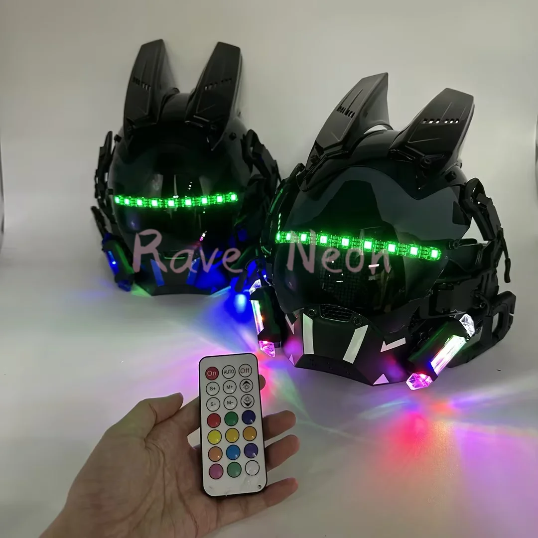 Cyberpunk 2077 DJ Mask Cosplay Helmet Robocop and Racer Cycling Helmets ...