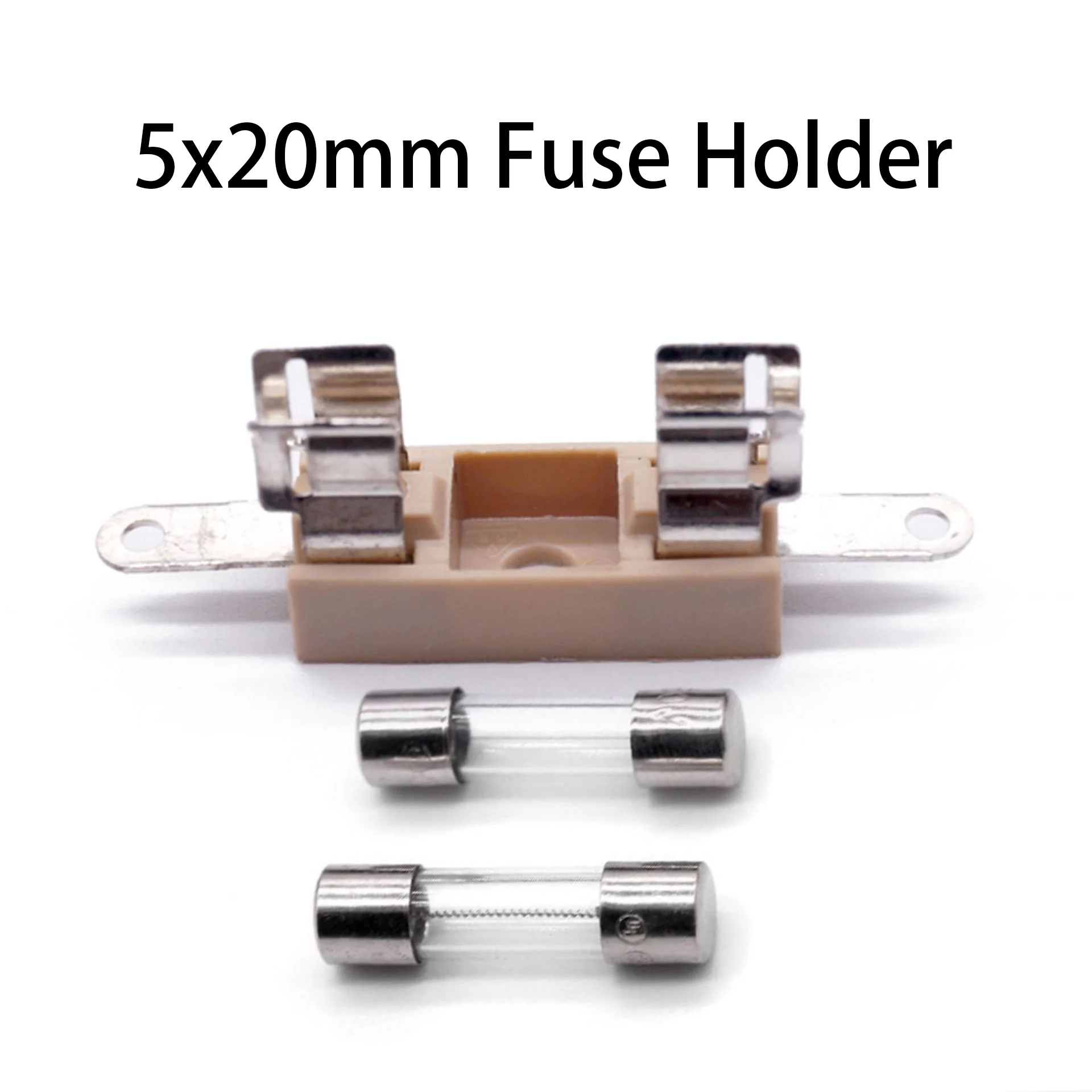 Ptf-10 Fuse Holder 250v Ac Dc 6.3a 5x20mm Fuse Holder Suitable For ...