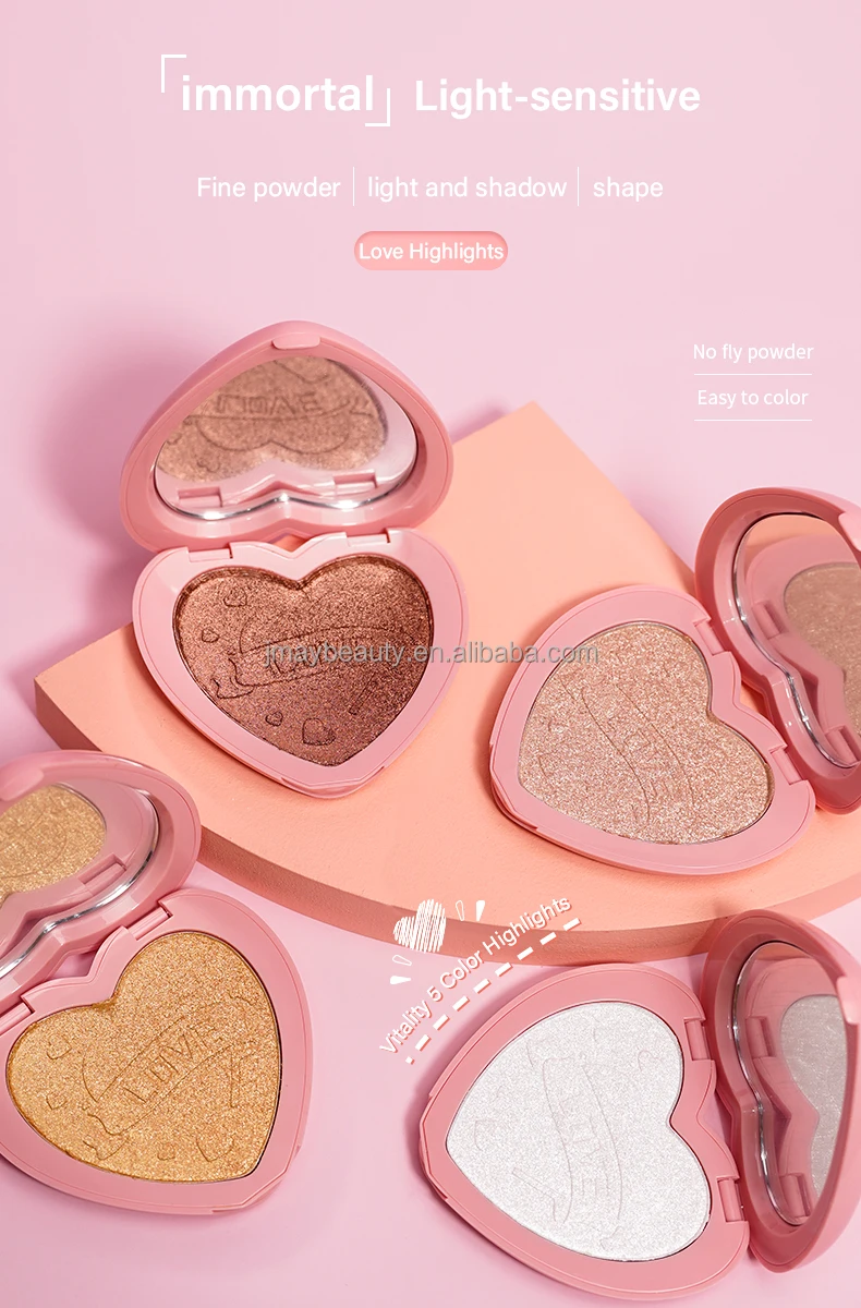 Private Label Pressed Powder Highlighters - Durable & Shimmering