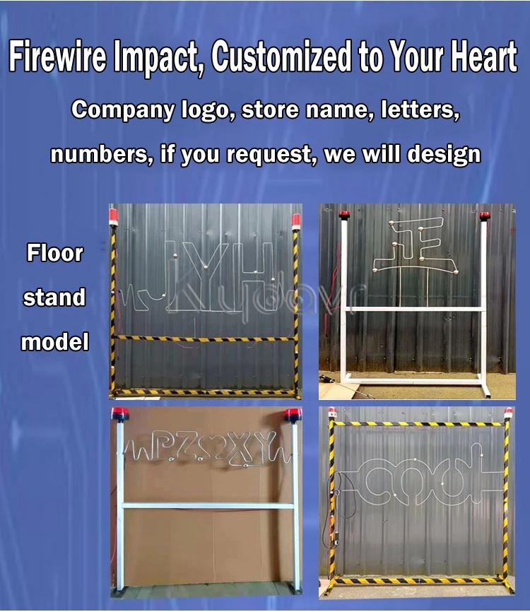 Amusement Park Custom Giant Electric Stalls Steady Hand Challenge