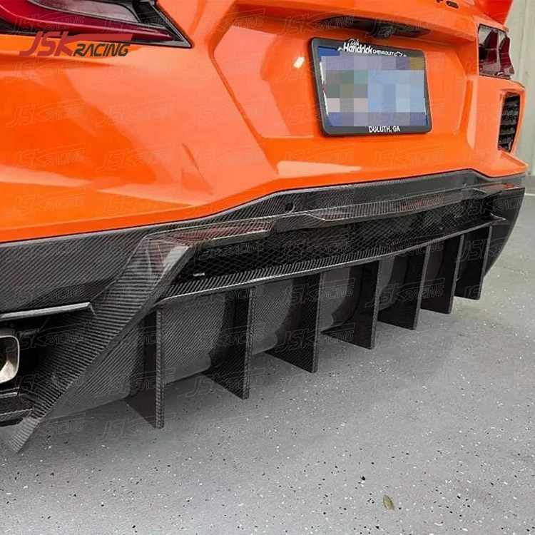 CARBON FIBER REAR DIFFUSER for CHEVROLET C8 (2020-2022)