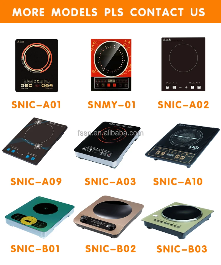 1500W Induction Cooker with Digital Touch Control & Soup Pot