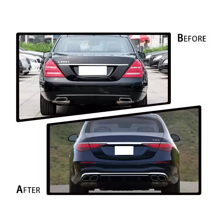 Upgrade W223 S63 Bodykit For Mercedes Benz S Class W221 2006-2013 Front ...