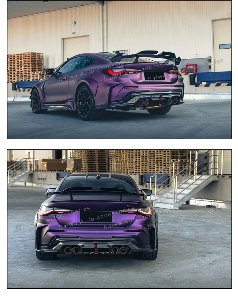 IMP Style New Carbon Fiber Racing Spoiler Wing Rear Spoiler Wing for ...