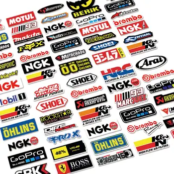 Universal Waterproof Motocross Calcomanias Para Motos Racing Kids Bike ...