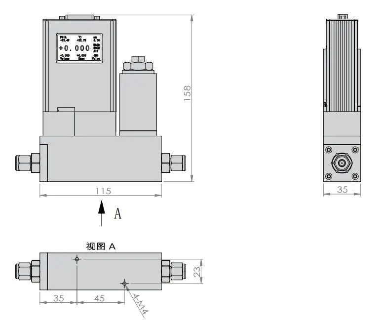 High Quality Liquid Flow Controller Flow Meter Liquid Control Mass Flow ...