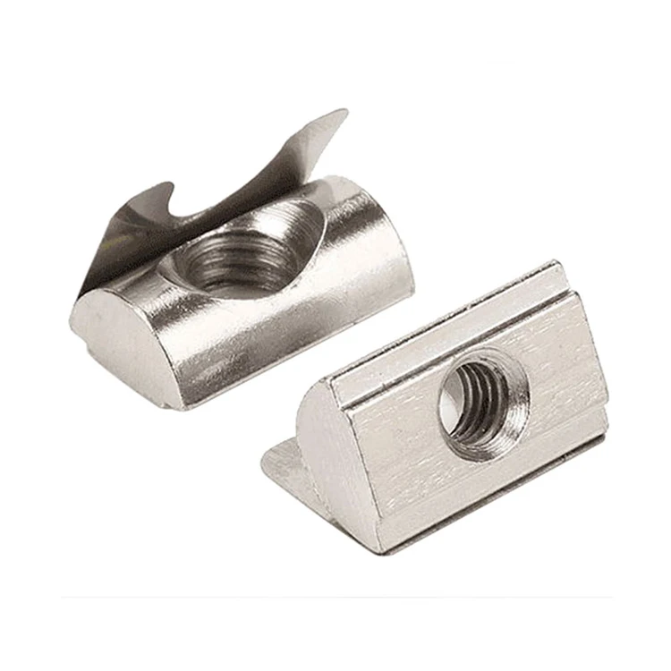 Aluminum Profile Accessories - Elastic Nut with Spring