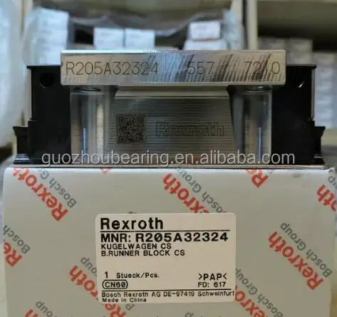 Rexroth Linear Guide Block R205a32324 Linear Guideway Linear Ball ...