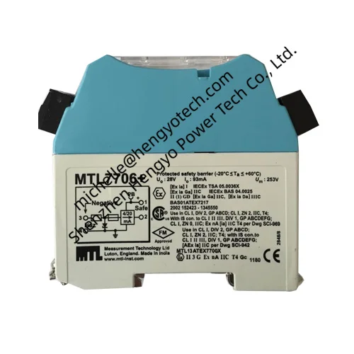 Mtl7700 Series Din-rail Mounting Safety Barriers Mtl7706+ - Buy Mtl ...