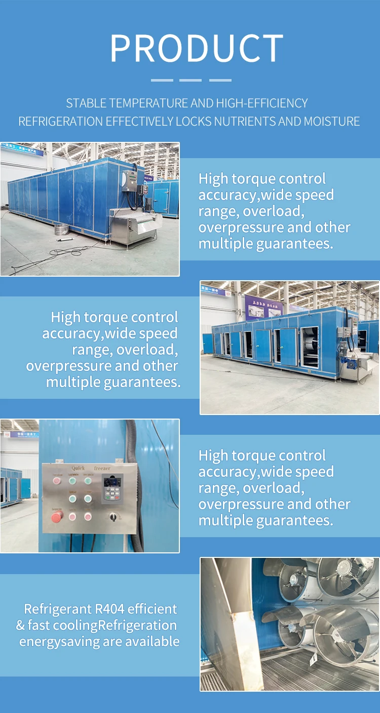 Iqf Sus304 Industry Fast Blast Spiral Freezer - Buy Industrial Blast ...