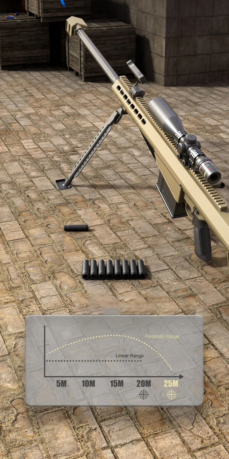 Electric Children Toys Outdoor Game Airsoft Sniper Gun Weapon For Kids ...