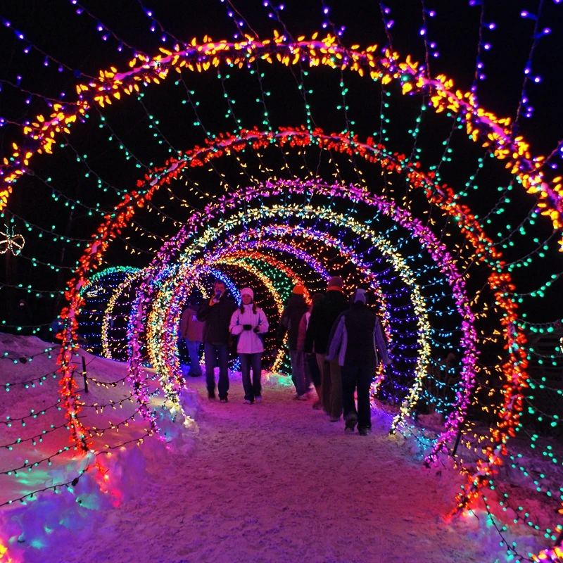 3d Motif Led Time Tunnel Decoration Light Rgb Yellow Warm White Ip65 ...