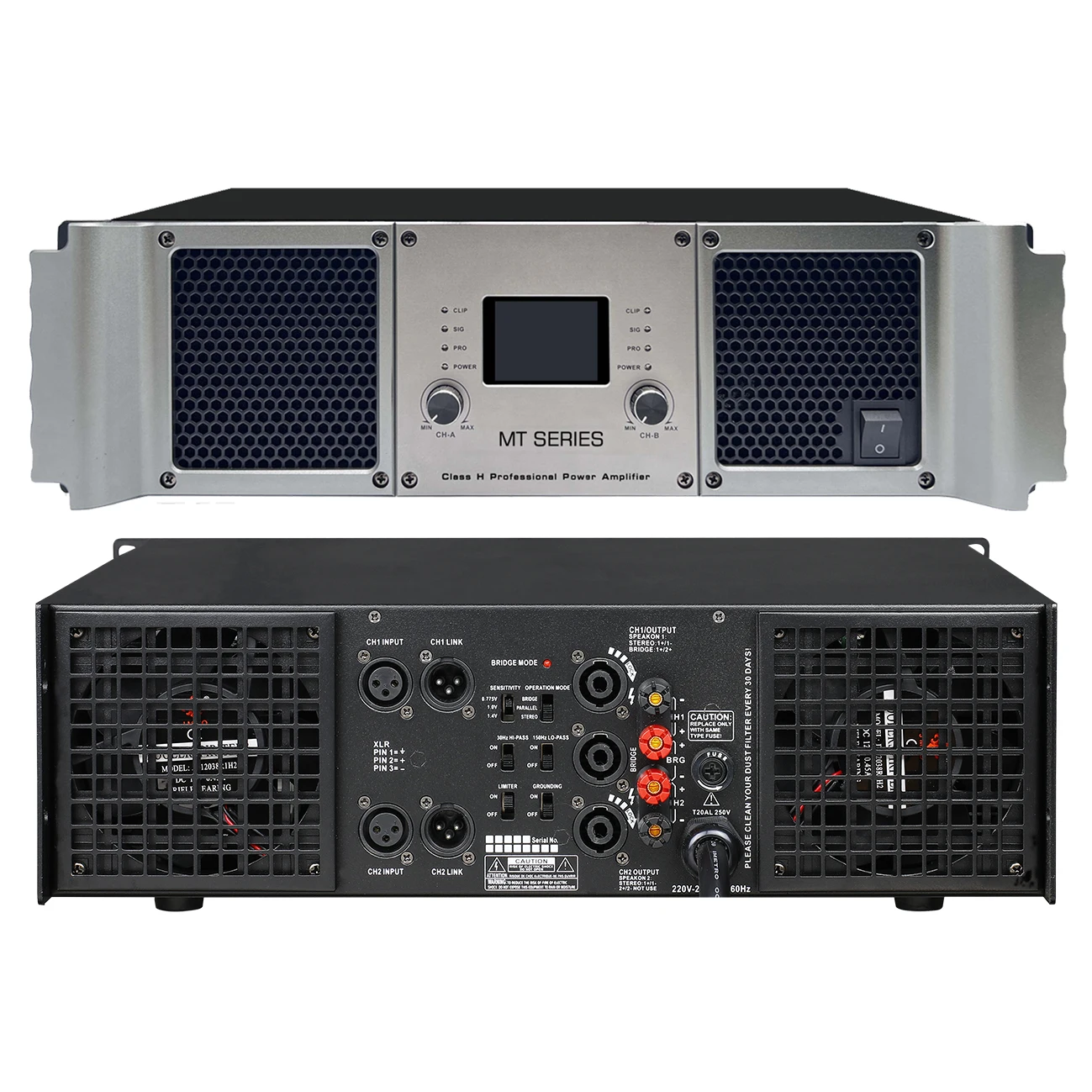 MT-21000 EIFMUSES 1000W Professional Audio Power Amplifier - 2 Channel ...