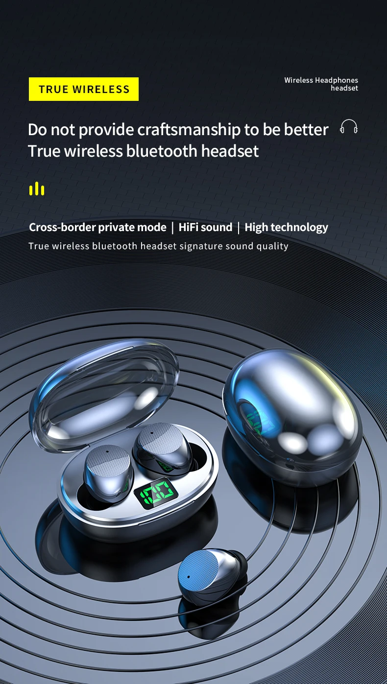 Wholesale TWS K20 Wireless Earbuds - Noise Cancelling in-Ear Headphones