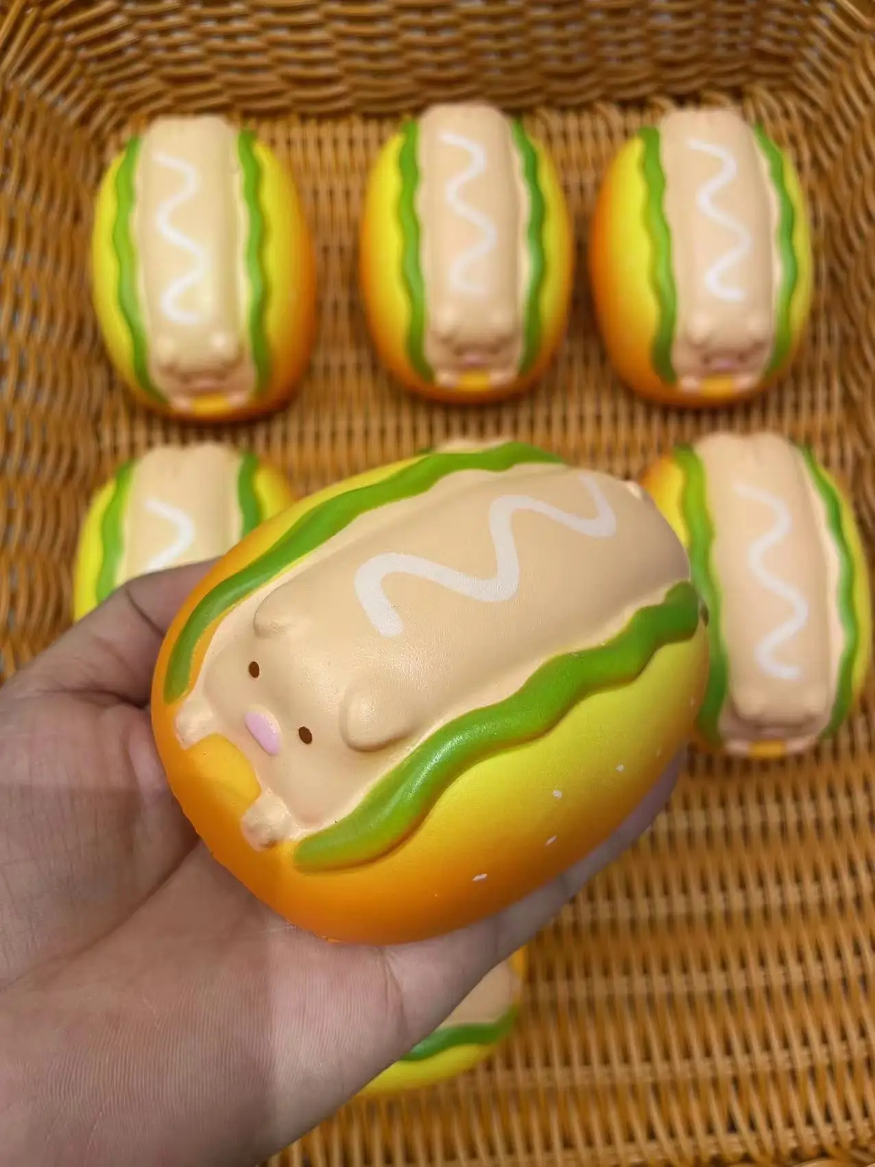 Kawaii Puffs Bread Squishies Squishy Scented Slow Rising Stress Relief ...