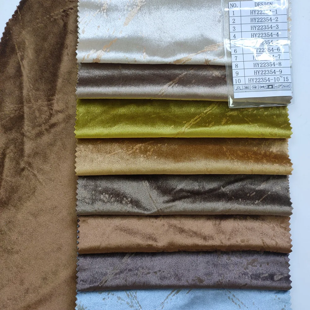 New Modern Quality 100% Polyester Ltaly Pressing Glue Velvet Fabric For ...