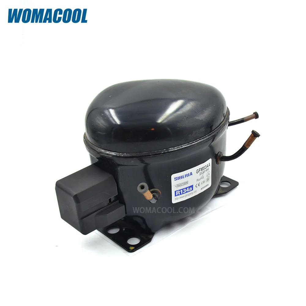 SIBERIA Refrigeration Compressor R134a 220-240v/50hz GFM53AA 1/6hp