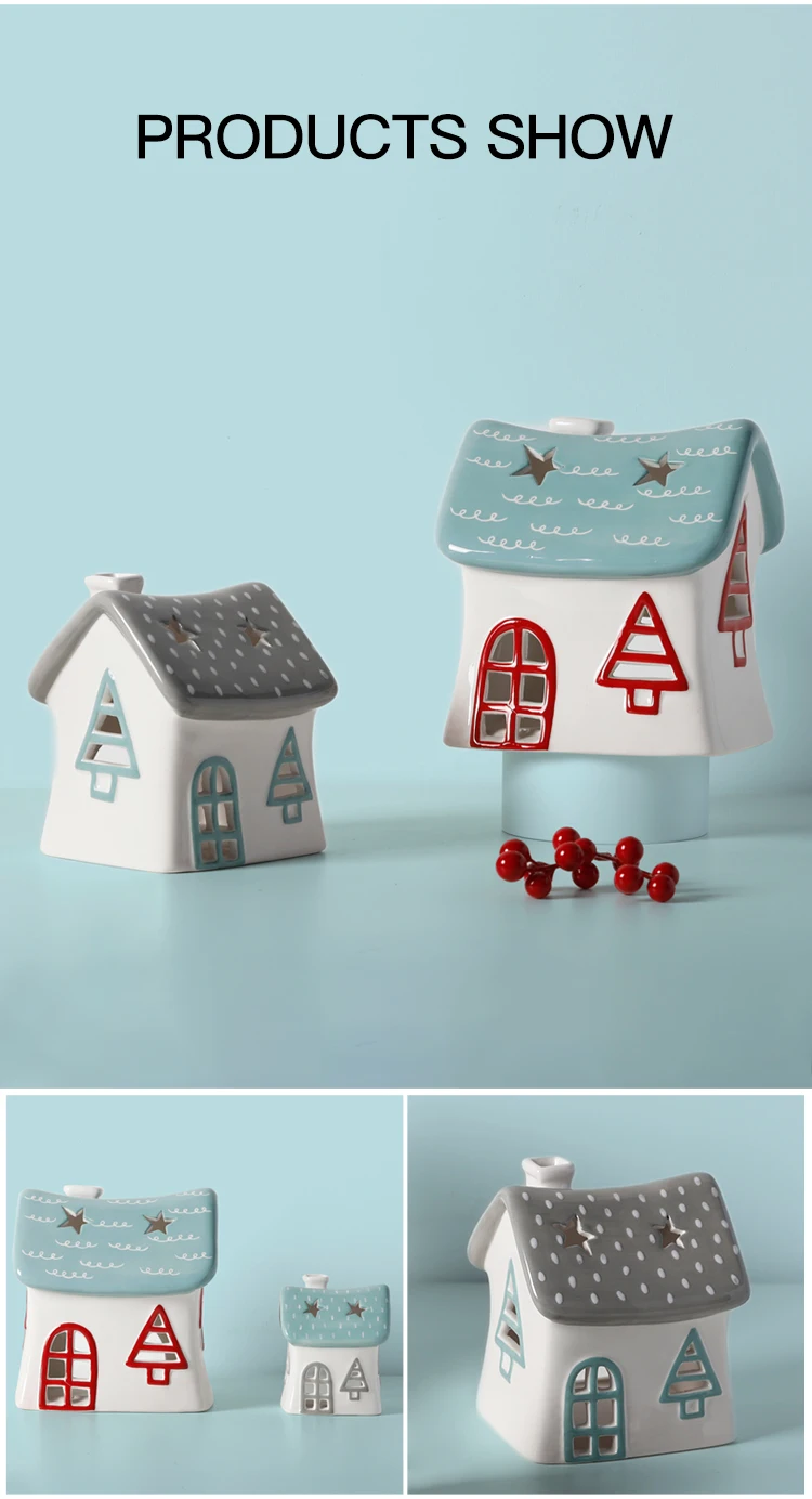 Christmas Decorative Ceramic Village Houses - Difdeco