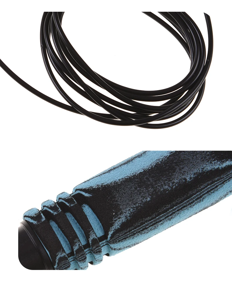 Home Fitness Plastic Handle Comfortable Grip Professional Rope Skipping ...